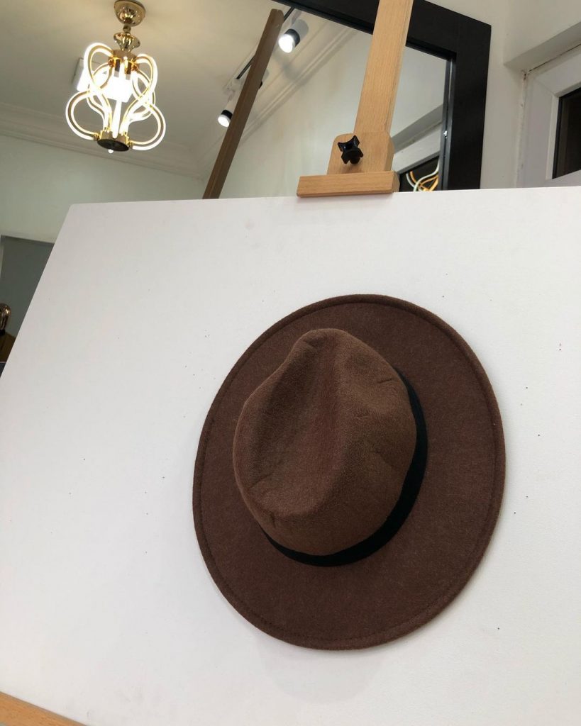 Shop Coffee Brown Men Fashion Wool Hat- Deji & Kola