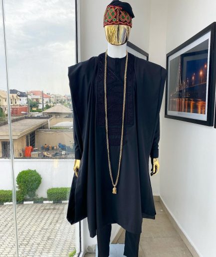 Shop Plain Voil Fabric Traditional Agbada Senator & Kaftan - Deji & Kola